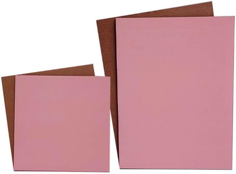 250 Pack,Pink Corrugated Cardboard Sheet 10x12" Made in USA- Dual Color ...