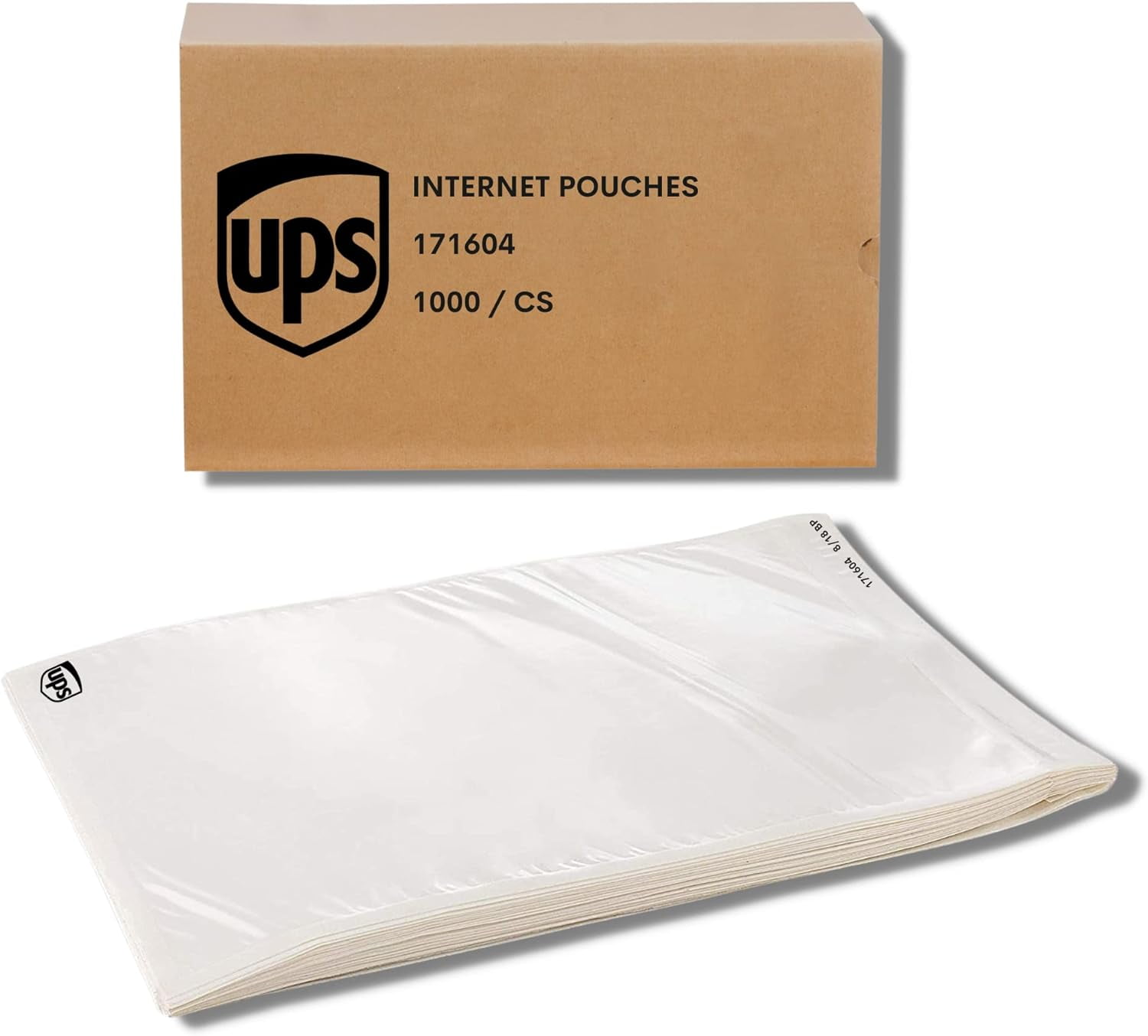 250 Pack UPS Shipping Label Pouches 6.5” x 10” - Packing Slip Envelope ...
