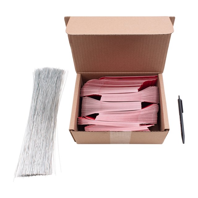 250 Pc Box Red "Hold" Parts Inventory Tags 5 3/4" x 2 7/8" Heavy Card ...