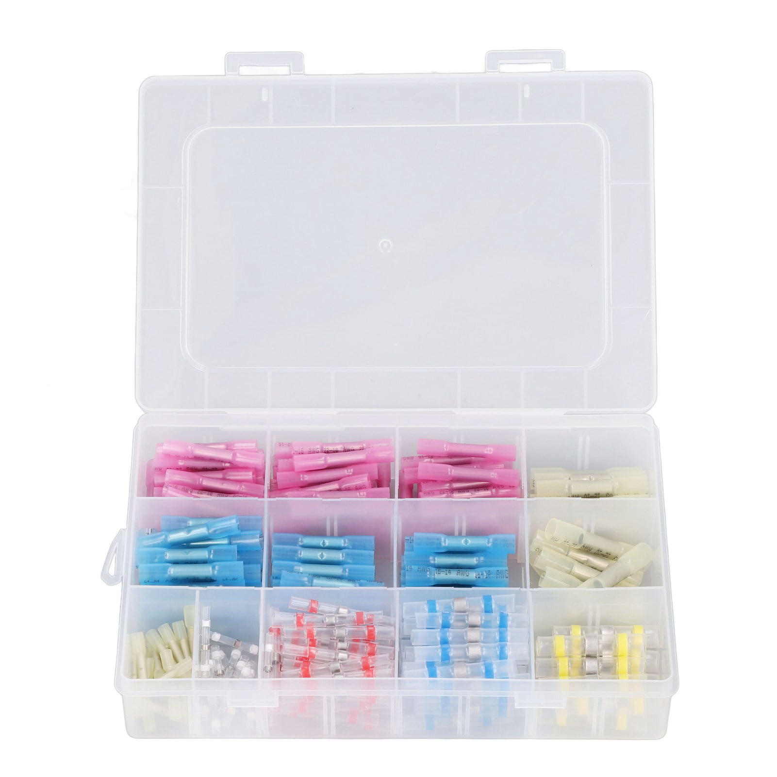 250 Pcs Heat Shrink Wire Connector Insulated Electrical Wiring Terminal ...