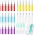 250 Pcs Interdental Brush for Braces Disposable Braces Flossers Dental ...