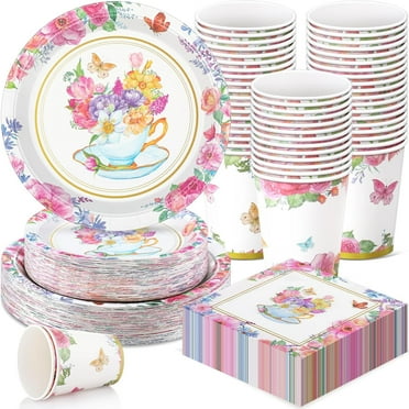 151PCS Baby Shower Decorations, Party Supplies, Disposable Paper ...