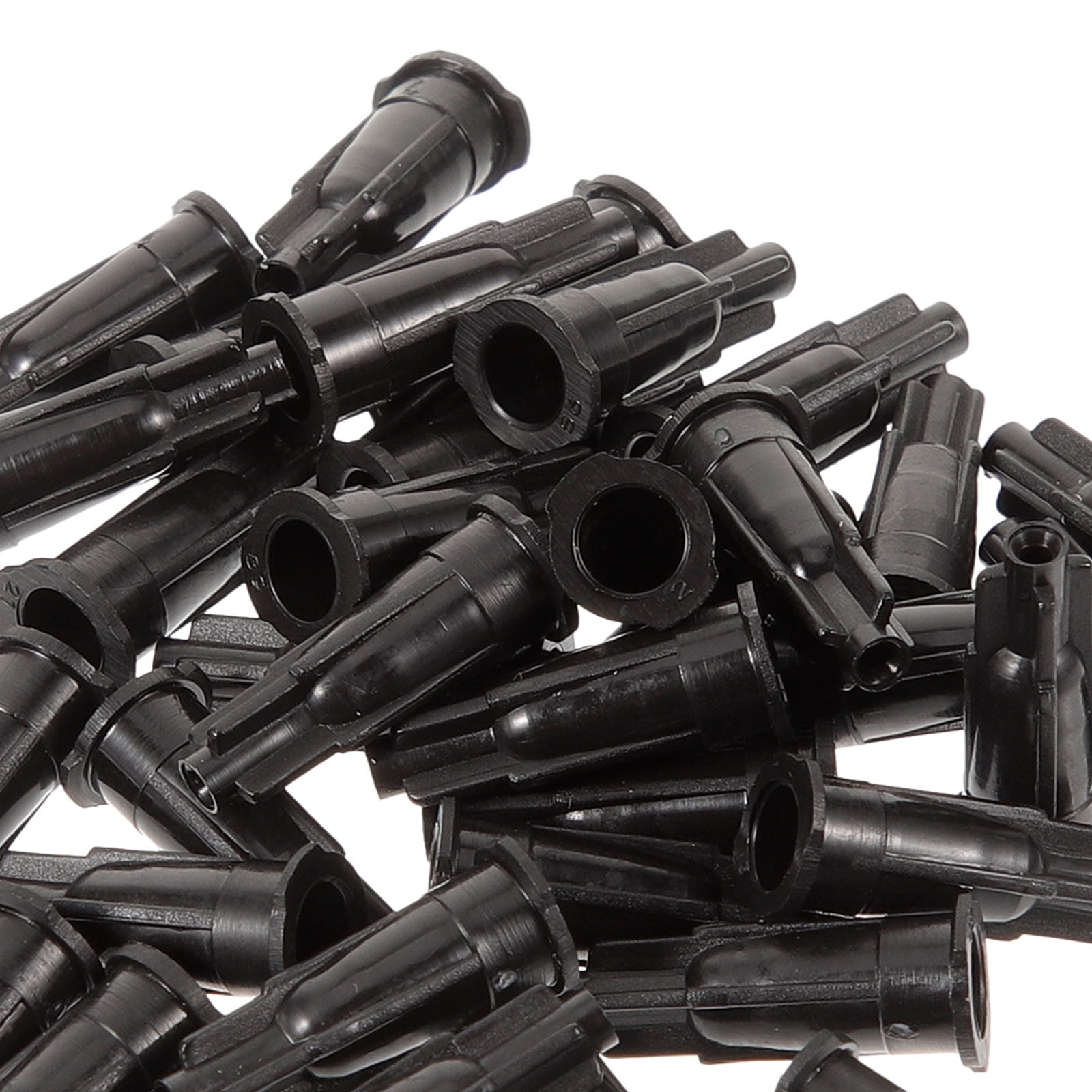 250 Pcs Syringe Tip Cap Dispensing Needle Plug Cone Sealing Adapter ...