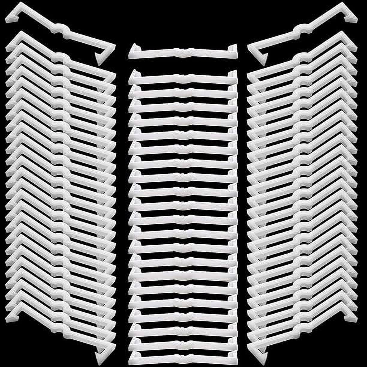 250 Pieces Peg Locks Plastic Pegboard Hook Locks Pegboard Display Hook ...