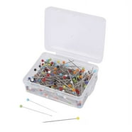 250Pcs Sewing Pins for Fabric, Straight Pins with Colored Ball Glass ...