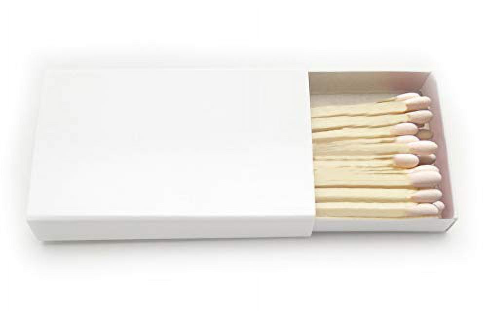 250 Plain White Cover Wooden Matches Box Matches (5 BOXES OF 50 ...