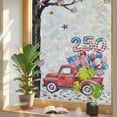 250 Red Truck 4th of July Window Privacy Film Rainbow Static Cling ...