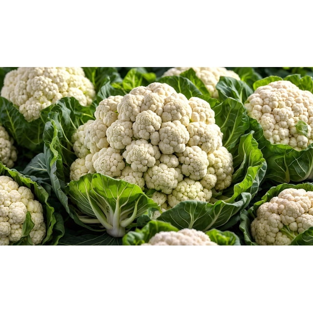 250 * Seeds SNOWBALL SELFBLANCHING CAULIFLOWER White Brassica Oleracea ...