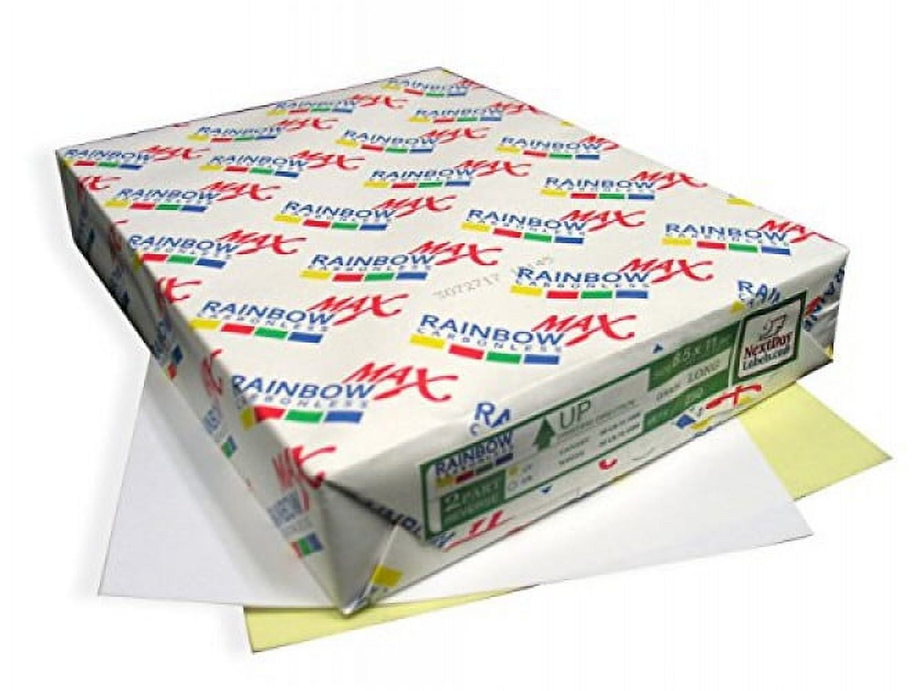 250 Sets, NCR Paper, Collated 2 Part (White, Canary), Letter Size ...