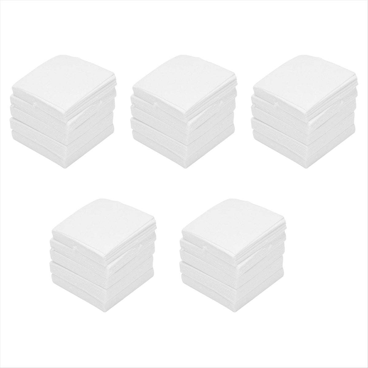250 Sheets Ceramic Fiber Square Microwave Kiln Glass Fusing Paper ...