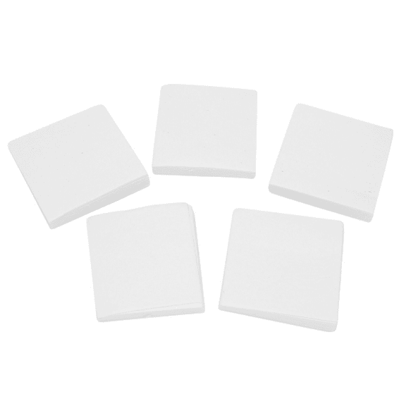 250 Sheets Ceramic Fiber Square Microwave Kiln Glass Fusing Paper ...