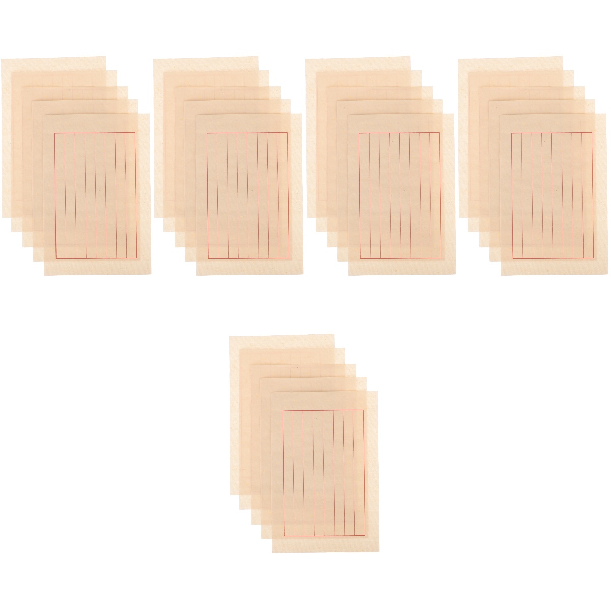 250 Sheets Rice Paper Stationery Calligraphy Xuan Paper Calligraphy ...