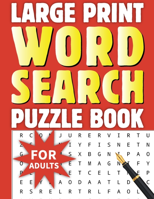 250 + Word Search Book for Adults: Large Print Word Search Book for ...