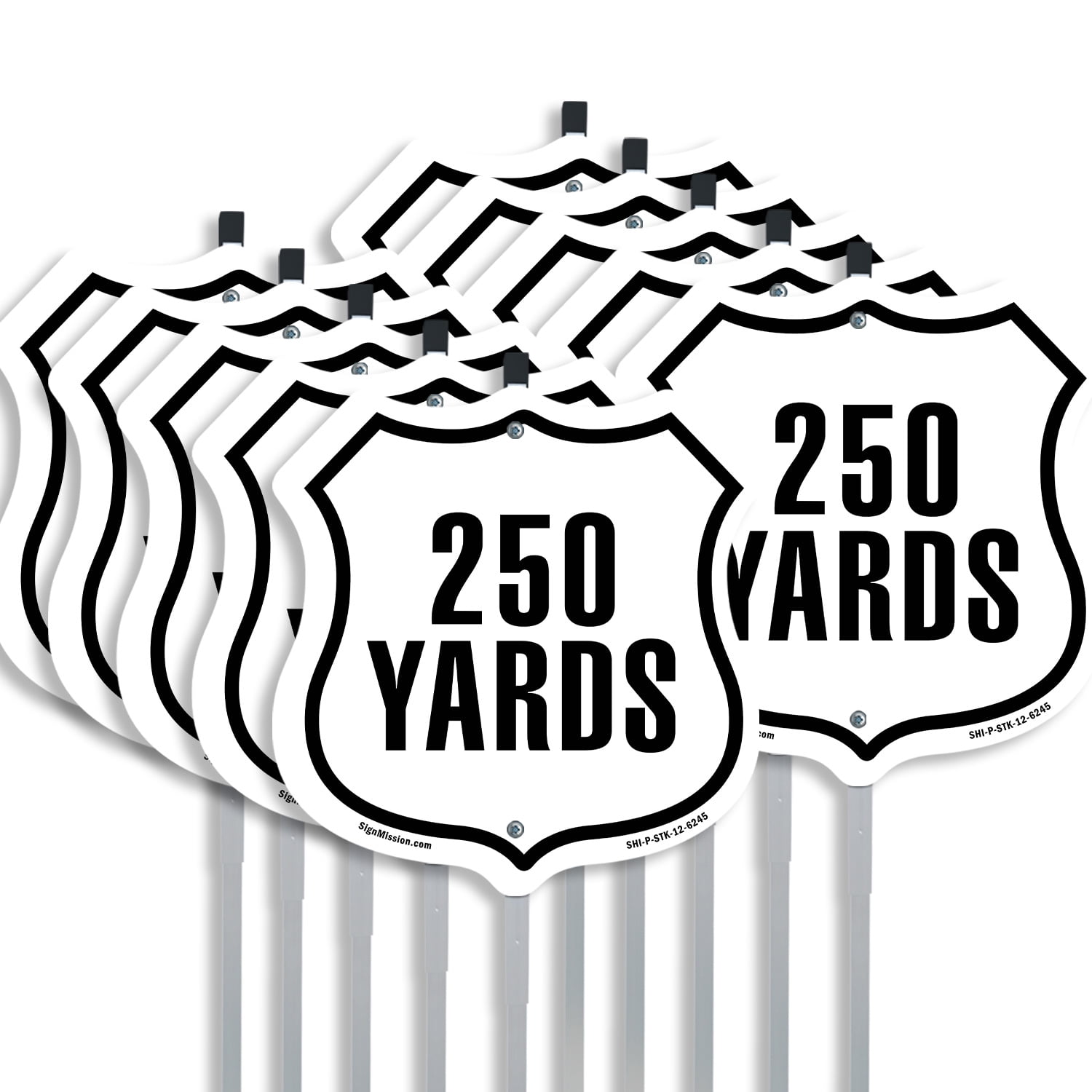 250 Yards Golf Course Running Race 5k Marathon Distance Marker (10 Pack ...