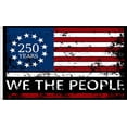 250 Year American Anniversary Flag, 3x5 Ft Double Sided American Flag ...