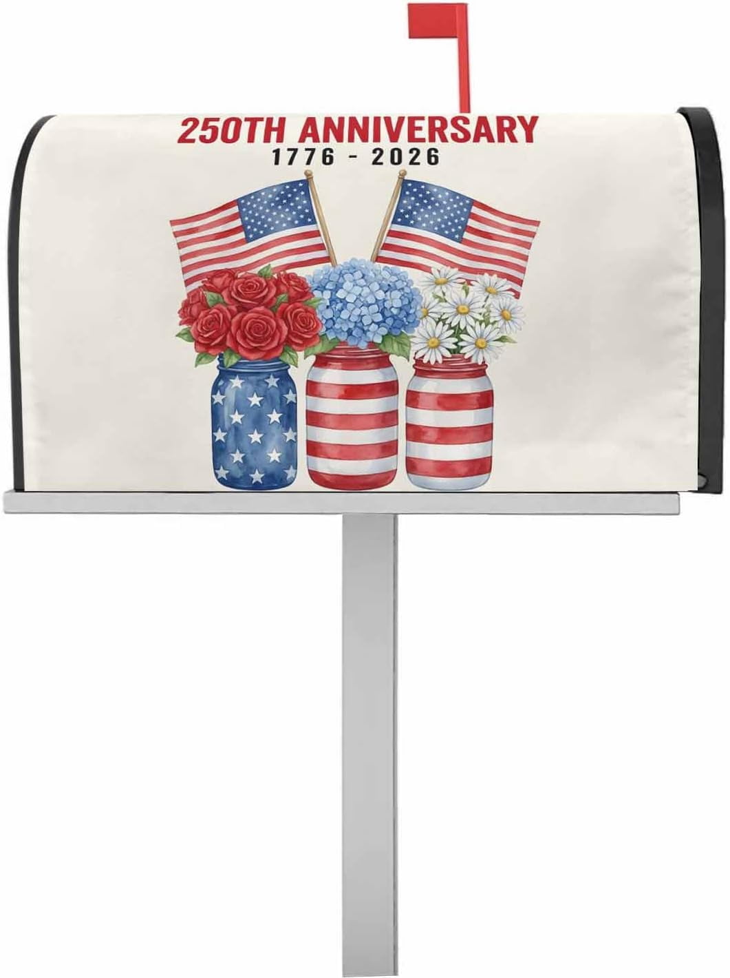 250 Year American Anniversary Flag Mailbox Covers Magnetic Mailbox ...