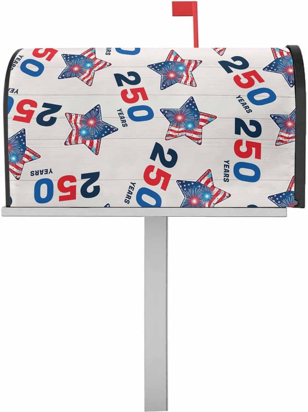 250 Year American Anniversary Flag Mailbox Covers Magnetic Mailbox ...
