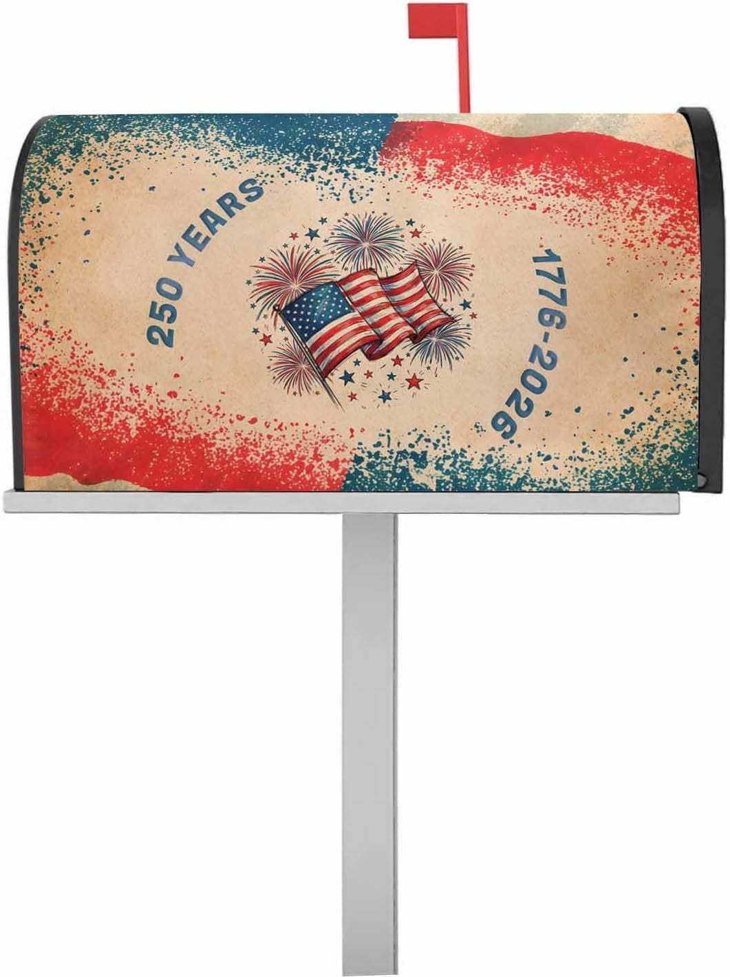 250 Year American Anniversary Flag Mailbox Covers Magnetic Mailbox ...