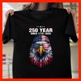 250 Year Since 1776-2026 Patriotic Eagle American Flag Sunglasses T ...
