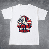 250 Years 1776 Cool Unicorn Anniversary Holiday Tee Unisex T-ShirtPlus ...