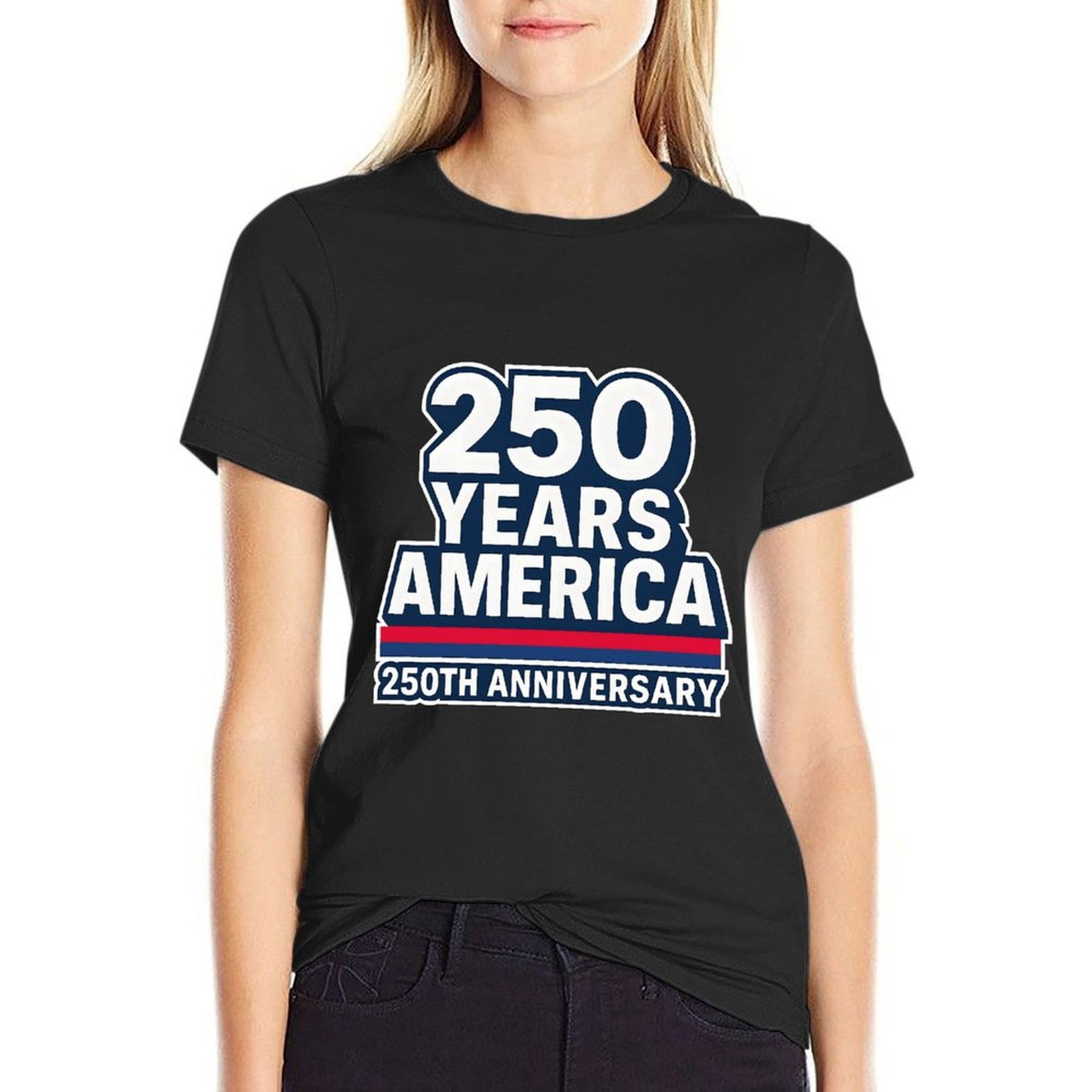 250 Years America Anniversary 250Th Women's Short Sleeve Shirts Summer ...