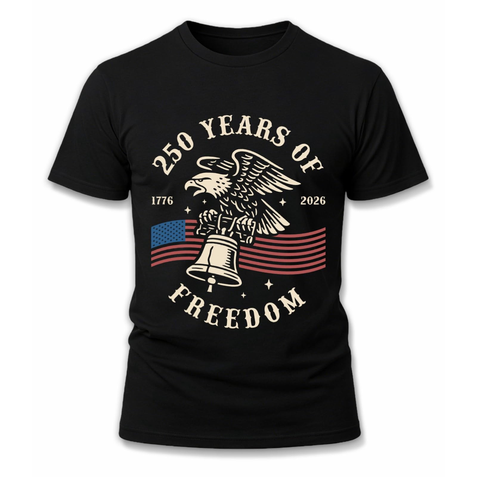 250 Years America Anniversary 250th Independence Day USA Eagle T-Shirt ...