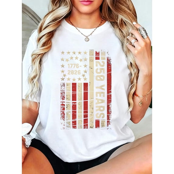 250 Years America Anniversary 250th Independence Day Vintage T-Shirt ...