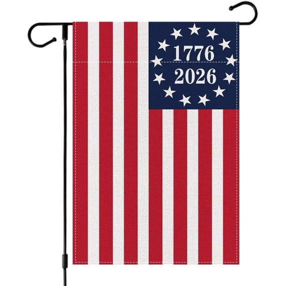 250 Years America Anniversary Garden Flag, Double-sided 250 American ...