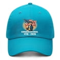 250 Years America Anniversary Greenish-blue Baseball Cap Featuring ...