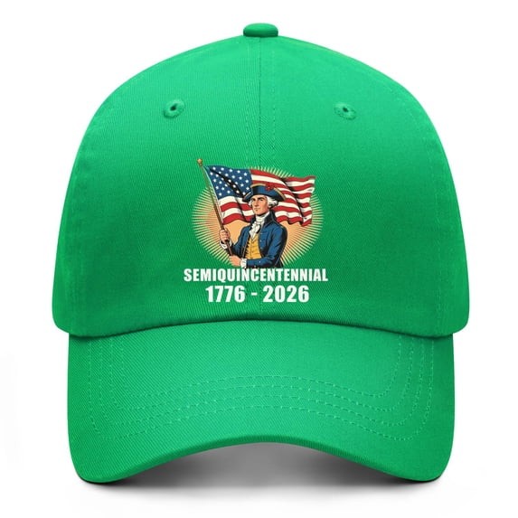 250 Years America Anniversary Light-green Baseball Cap Featuring ...