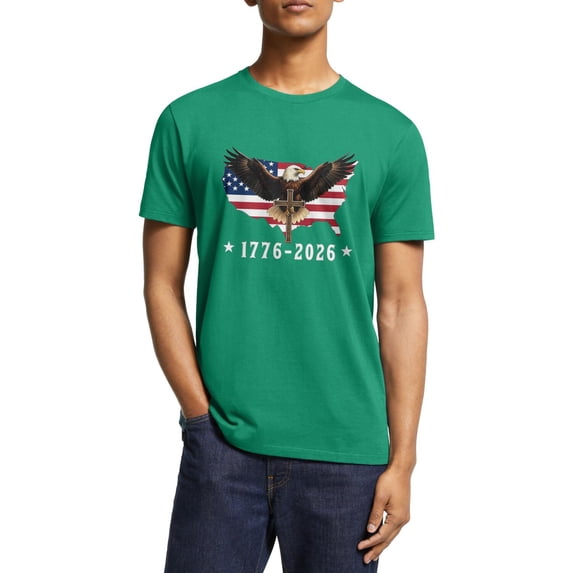 250 Years America Anniversary Men Short Sleeve T Shirts, Vintage USA ...