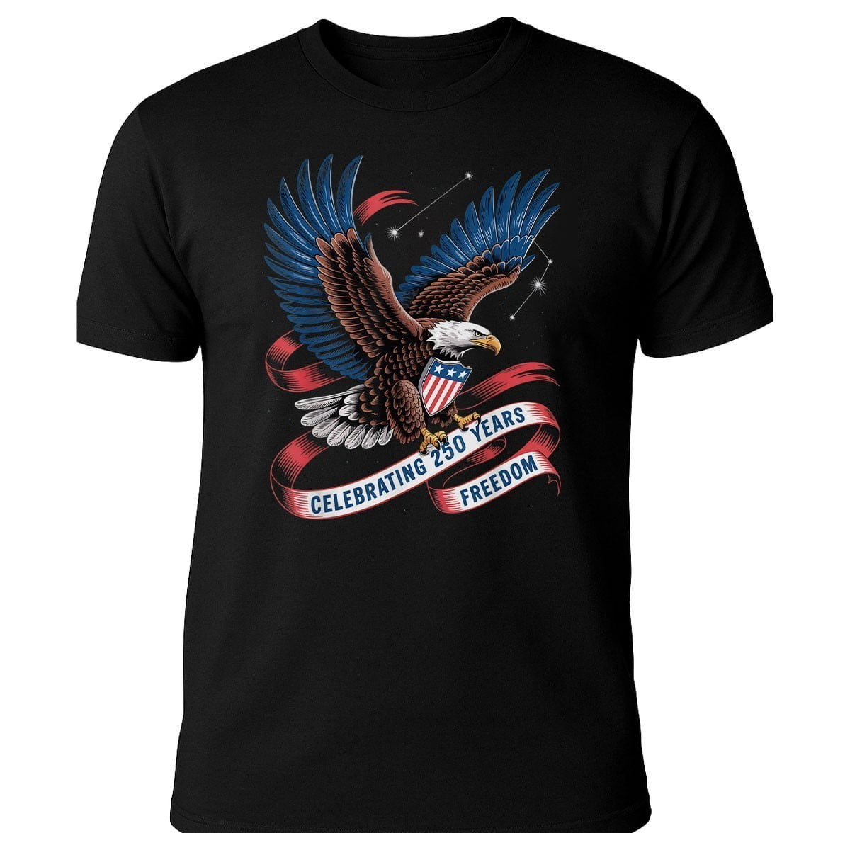 250 Years America Anniversary USA 250th Birthday Apparel T-Shirt ...