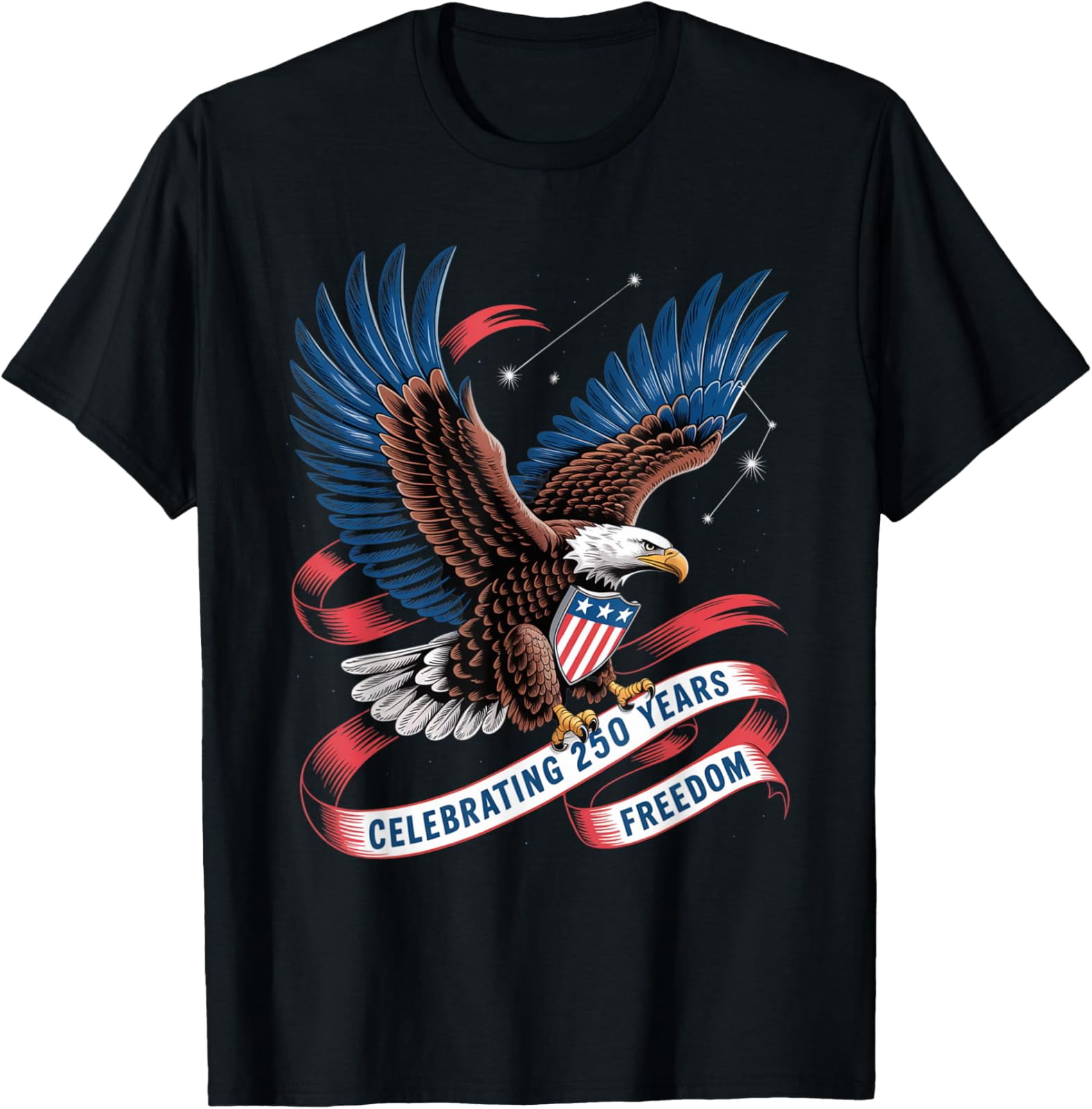 250 Years America Anniversary Usa 250Th Birthday Apparel T-Shirt All ...