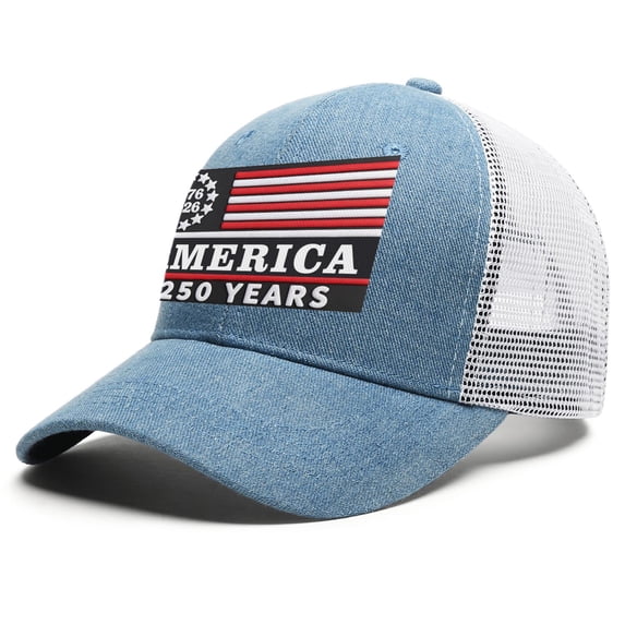 250 Years America Baseball Cap Head Circumference Classic Casual Unisex ...