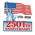 250 Years America Car Decal, 250th Anniversary The Independence of USA ...
