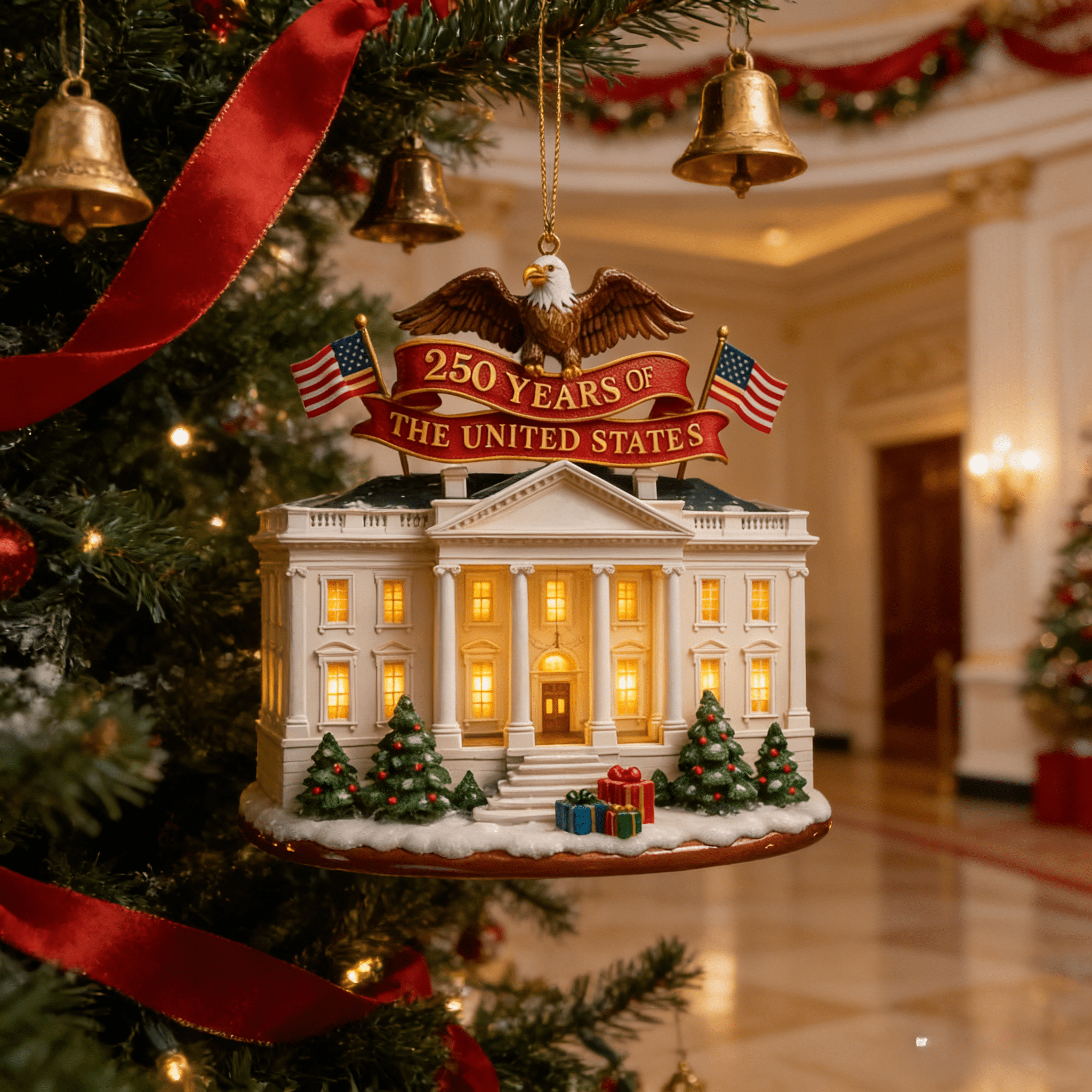 250 Years of America Commemorative Ornament 1PC, United States ...