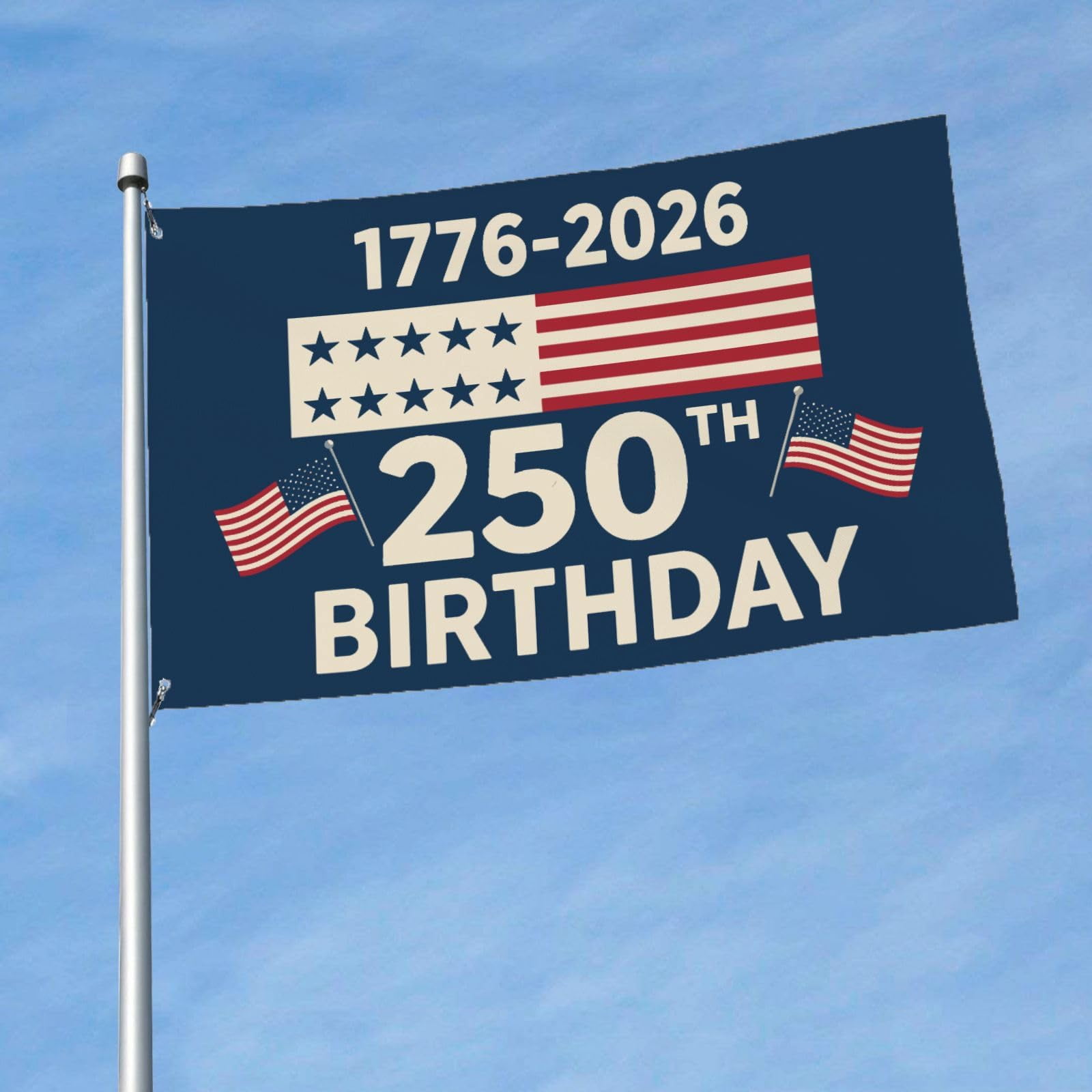 250 Years America Flag,3FT * 5FT US 250th Anniversary Flags 1776-2026 ...