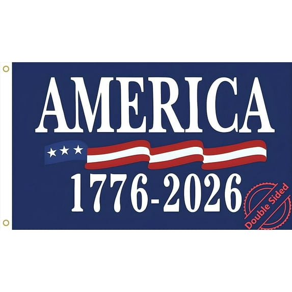 250 Years America Flag Double Sided 3x5 Ft, USA 250th Anniversary ...