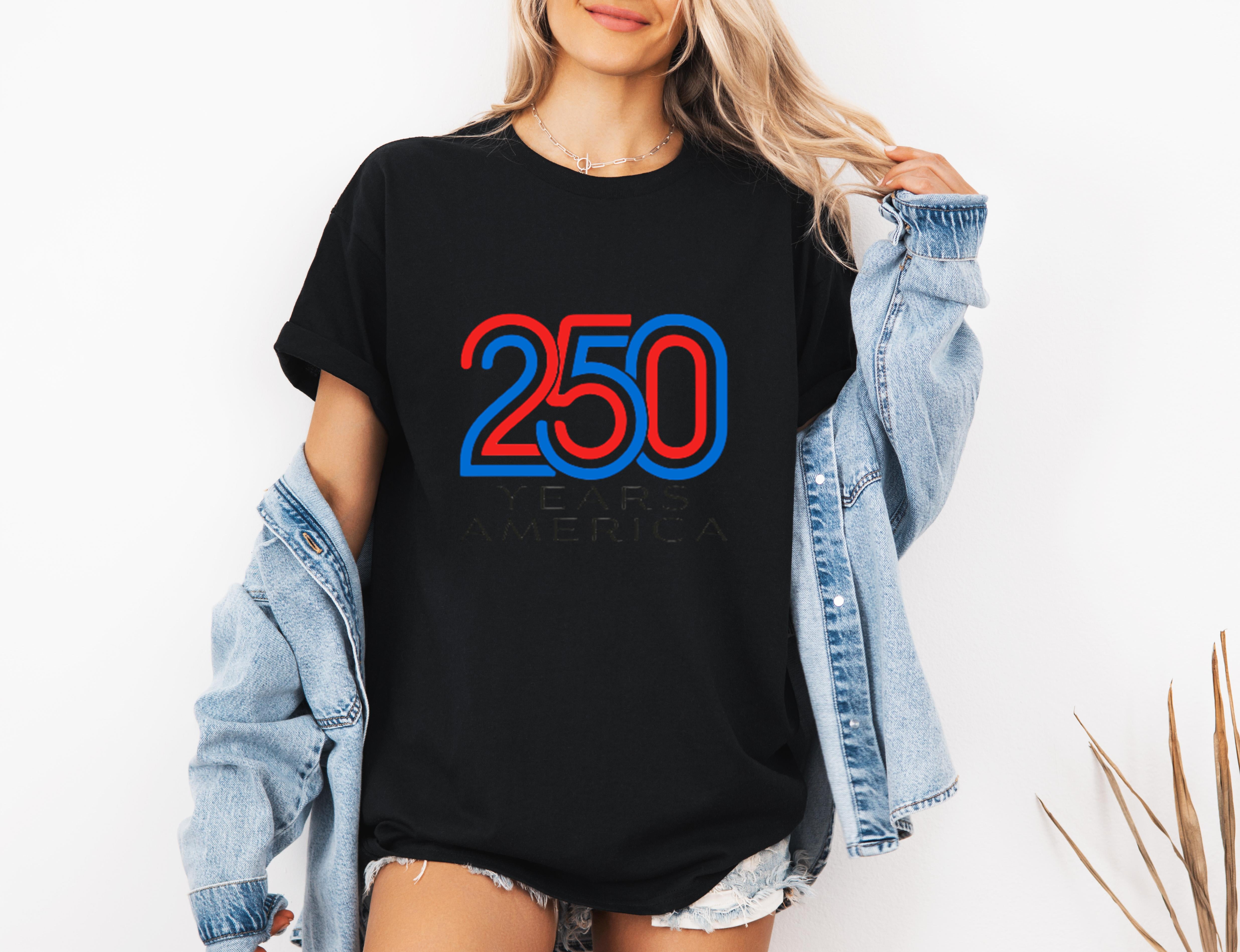 250 Years America Semiquincentennial USA Birthday Celebration History T ...