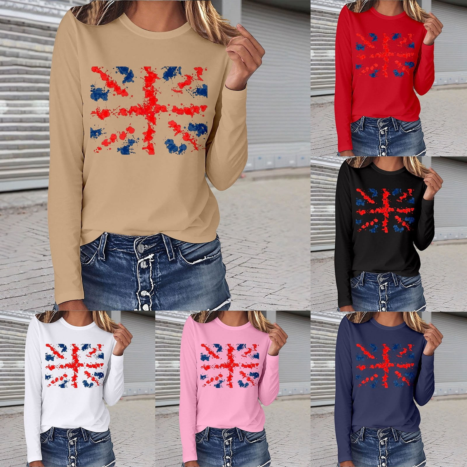 250 Years America Shirt Women's Casual Soft Basic Loose Fit Tee ...