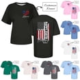 250 Years America Shirt Women's Independence Day Print Loose Fit Round ...