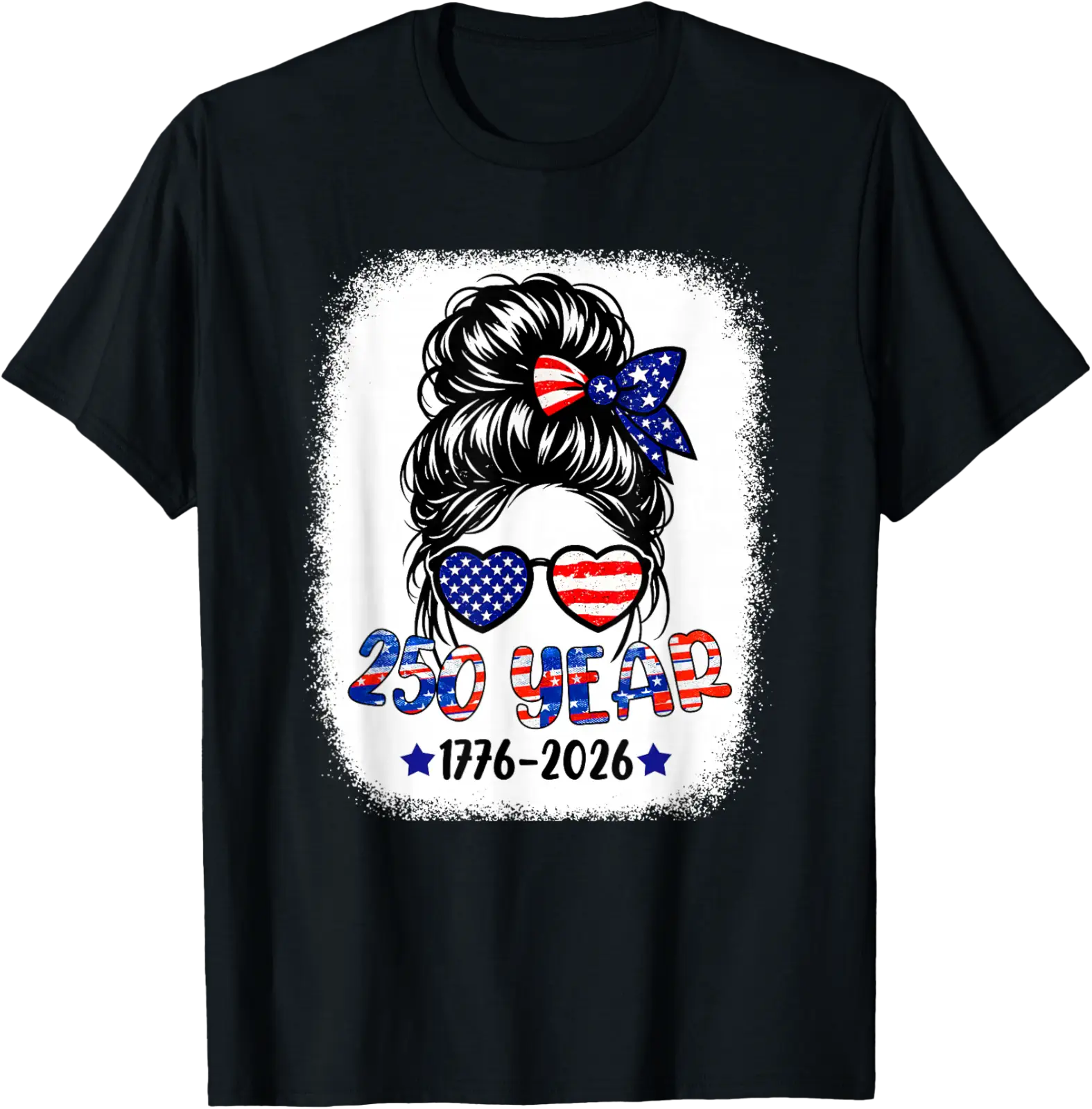 250 Years American 1776 2026 250Th 4Th July Women Girl T-Shirt Unisex ...
