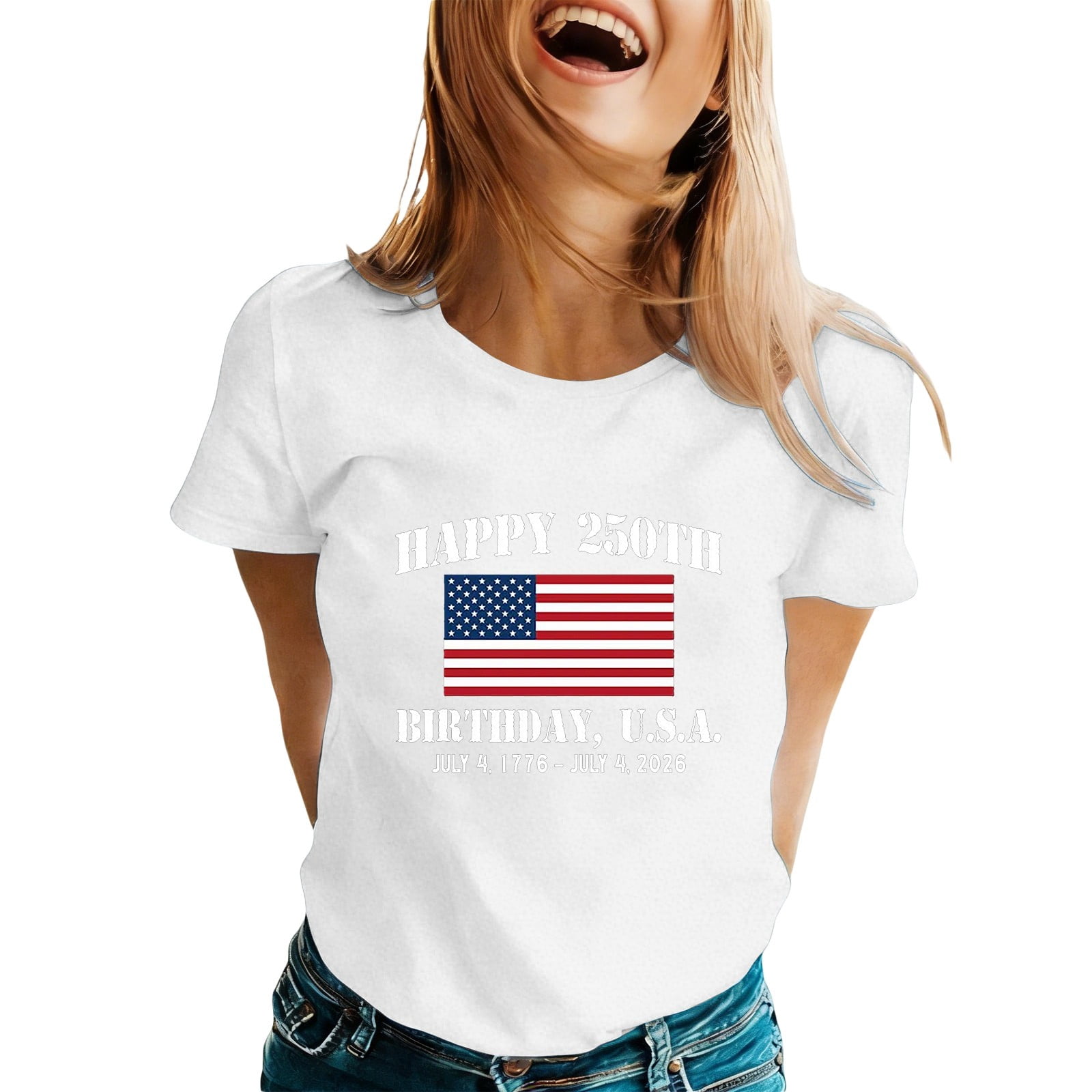 250 Years American 1776 2026 250th USA Birthday 4th of July T-Shirt ...