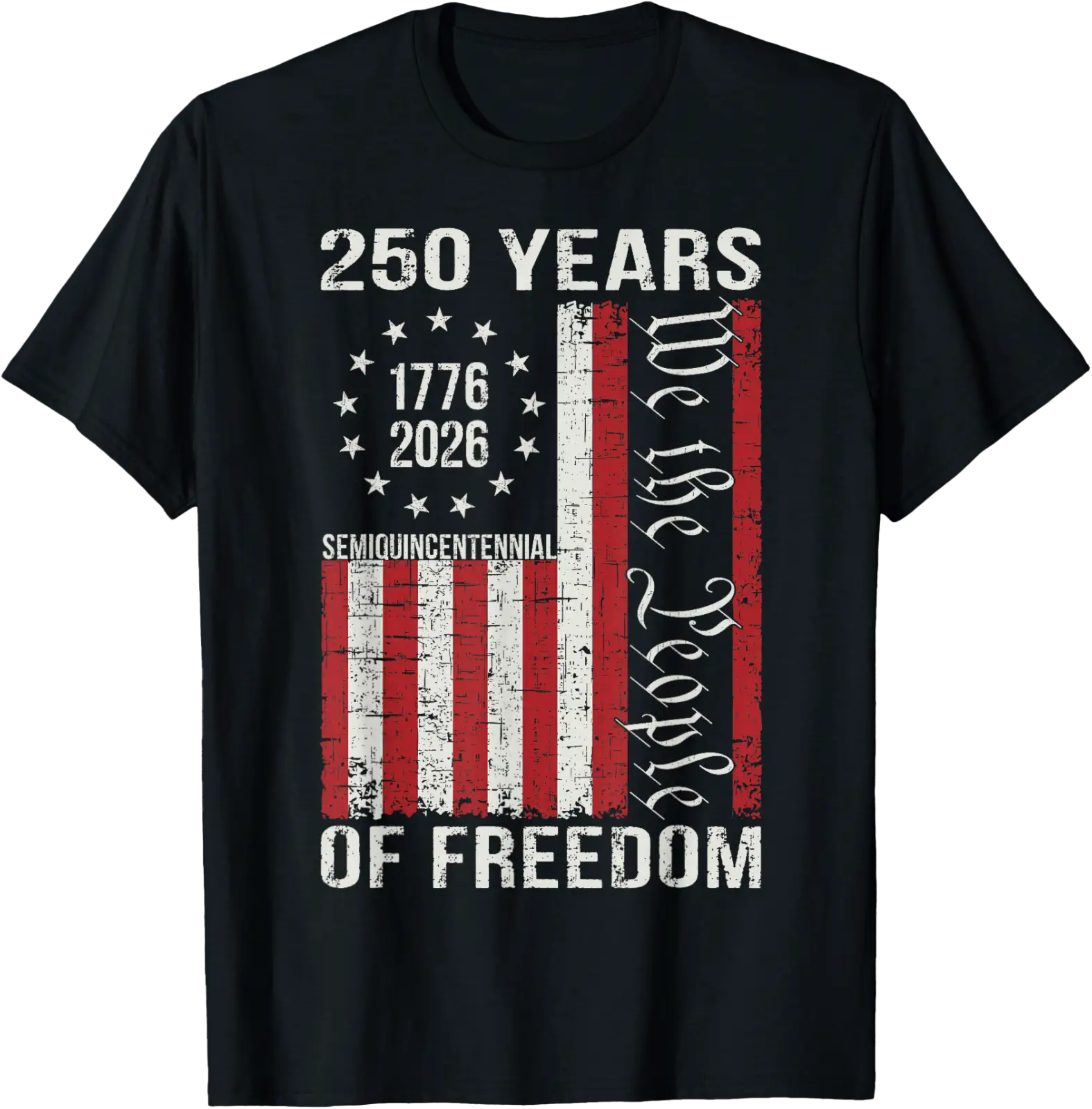 250 Years American 250Th Anniversary Usa Us Flag 4Th Of July T-Shirt ...