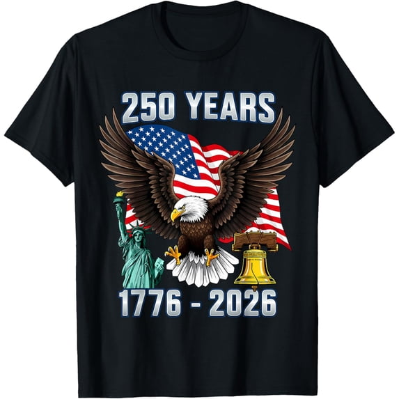 250 Years American 250th Anniversary US USA Flag 4th of July Mens T ...