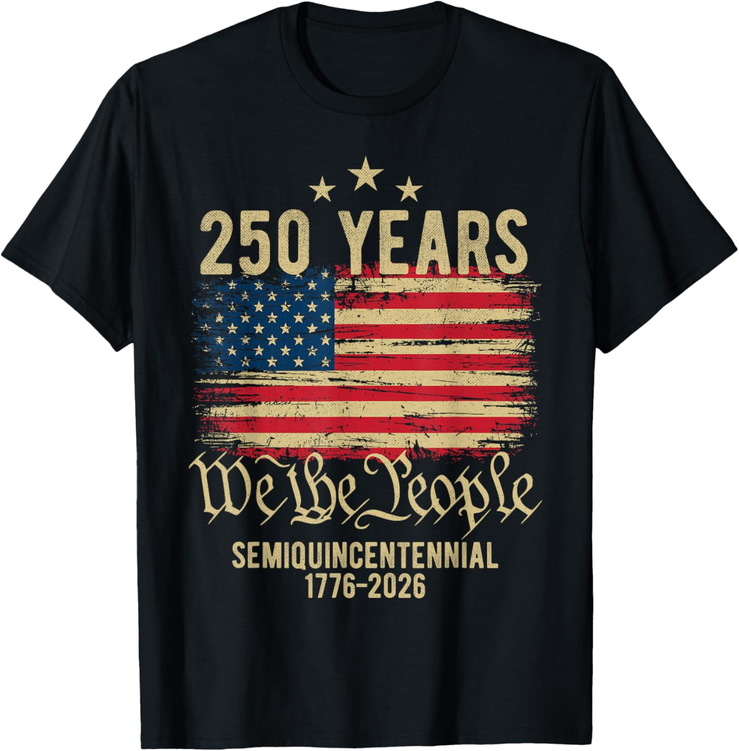 250 Years American Flag 250th Anniversary USA Mens T-Shirt - Walmart.com