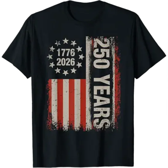 250 Years American Independence Anniversary T-Shirt - Walmart.com
