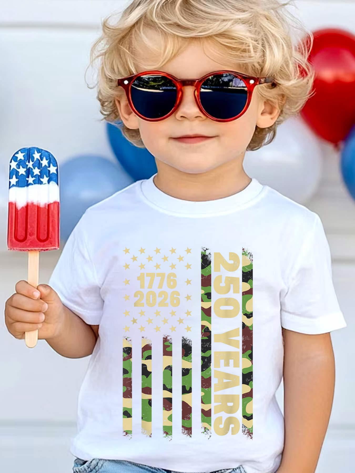250 Years Anniversary 250th Independence Day America Freedom Kids T ...