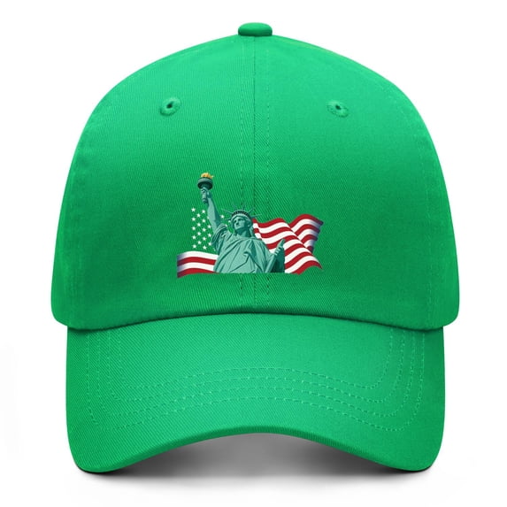 250 Years Anniversary Light-green Baseball Cap with Patriotic Printed ...
