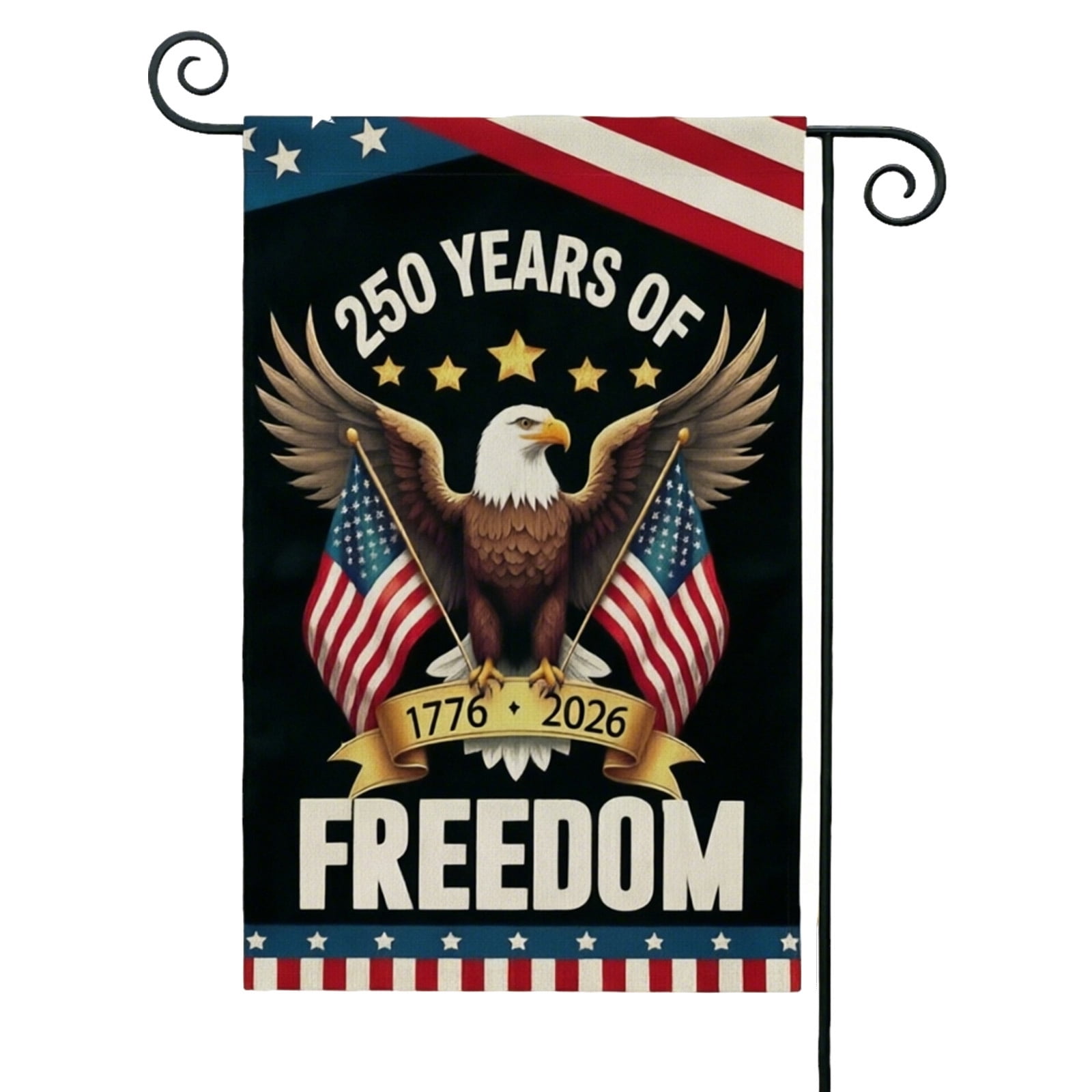 250 Years of Blessings America Garden Flag, USA 250th Anniversary ...